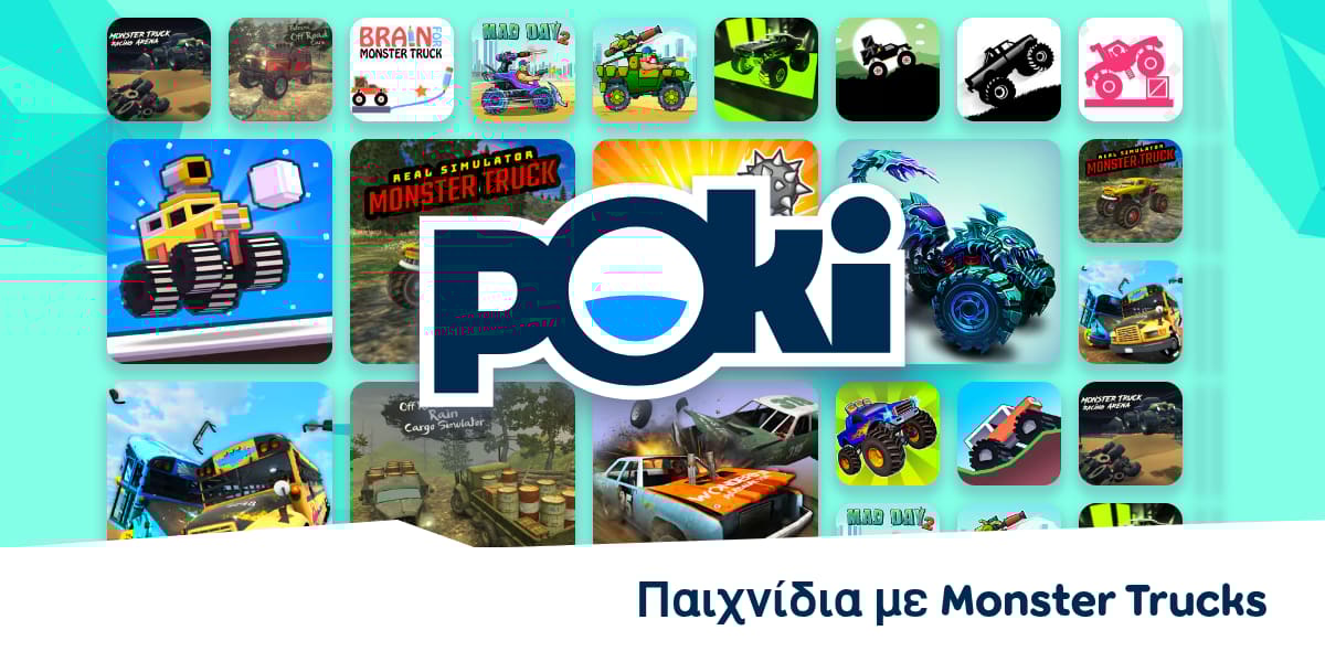 ΠΑΙΧΝΊΔΙΑ ΜΕ MONSTER TRUCKS 🚛 - Παίξτε Δωρεάν Online! | Poki