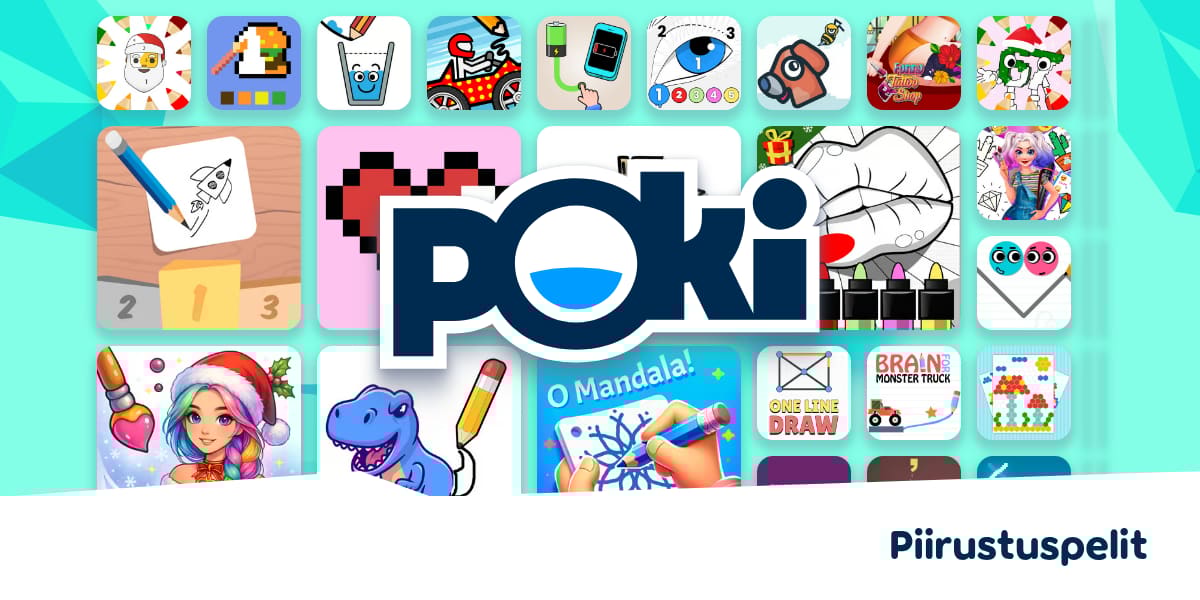 PIIRUSTUSPELIT 🎨 - Pelaa Ilmaiseksi Netissä! | Poki