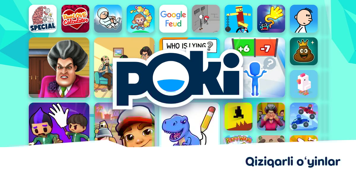 QIZIQARLI OʻYINLAR 😂 - Onlayn bepul oʻynang! | Poki