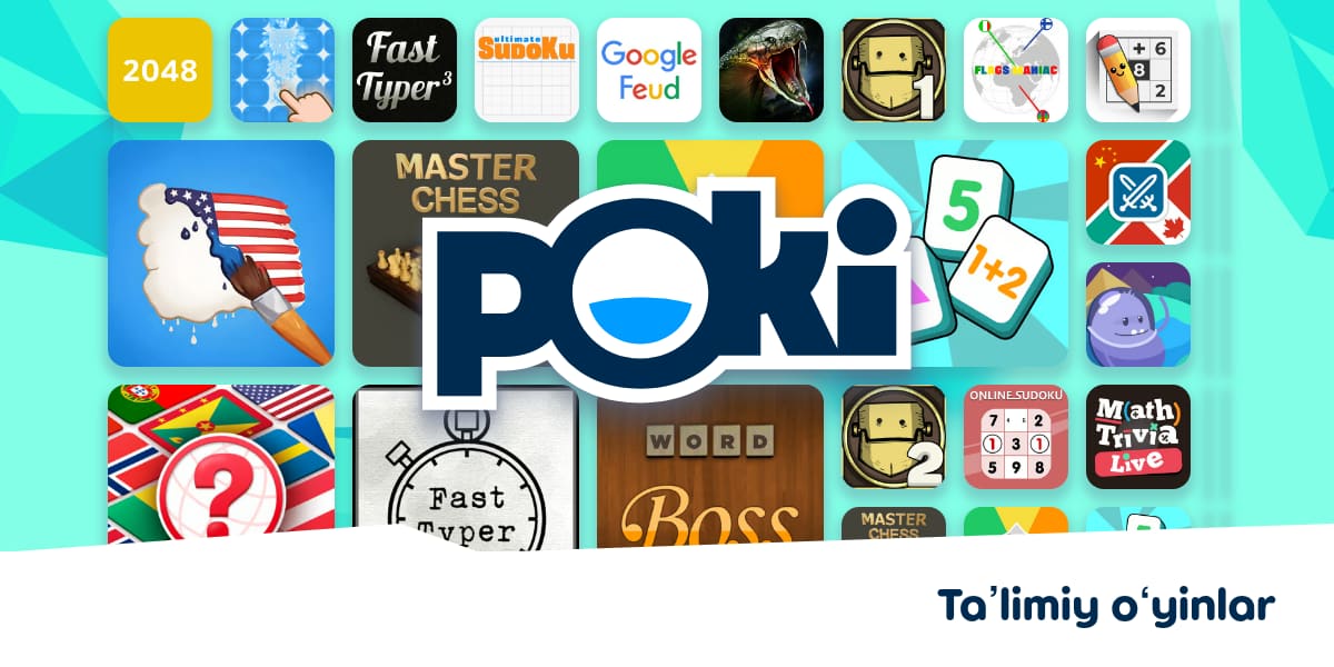 TAʼLIMIY OʻYINLAR 🎓 - Onlayn bepul oʻynang! | Poki
