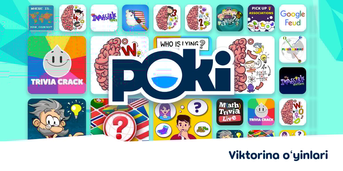 VIKTORINA OʻYINLARI 🧠 - Onlayn bepul oʻynang! | Poki