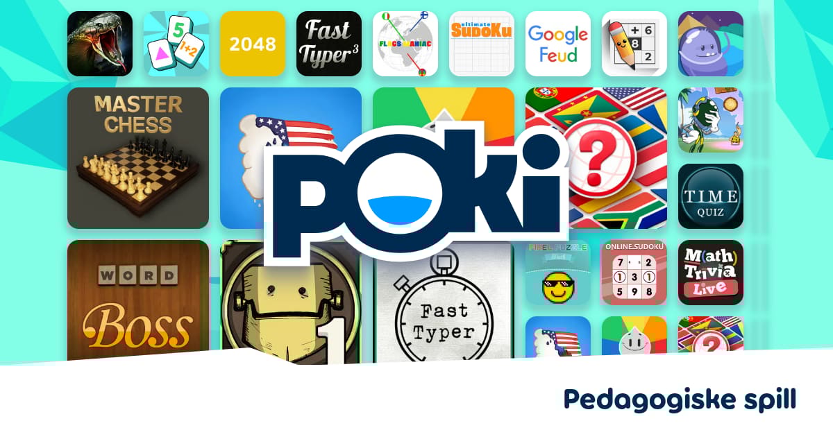 PEDAGOGISKE SPILL 🎓 - Spill Gratis Online! | Poki