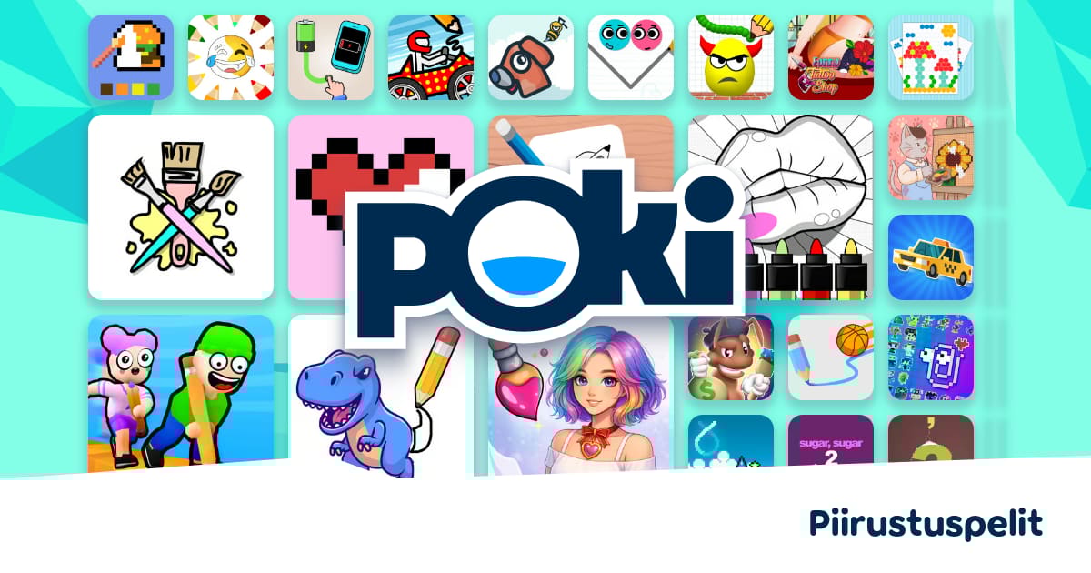 PIIRUSTUSPELIT 🎨 - Pelaa Ilmaiseksi Netissä! | Poki