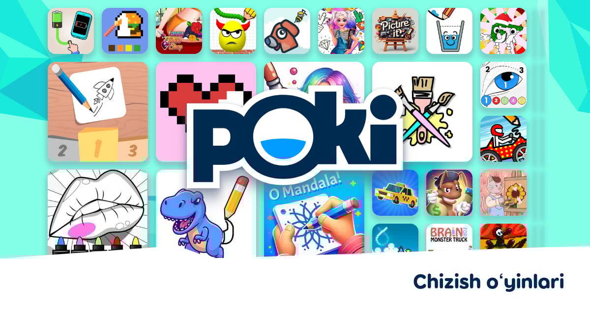 CHIZISH OʻYINLARI 🎨 - Onlayn bepul oʻynang! | Poki
