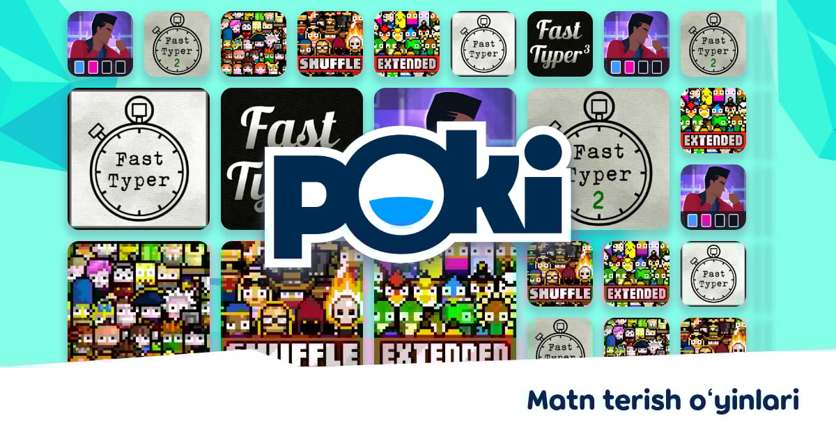 MATN TERISH OʻYINLARI ⌨️ - Onlayn bepul oʻynang! | Poki