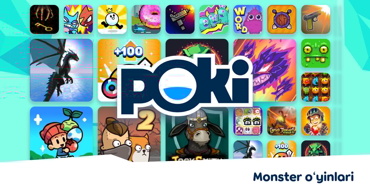 MONSTER OʻYINLARI 👾 - Onlayn bepul oʻynang! | Poki