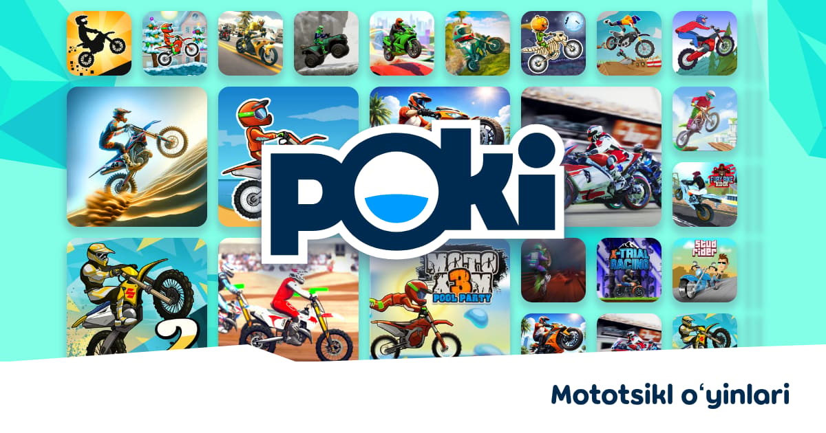 MOTOTSIKL OʻYINLARI 🏍️ - Onlayn bepul oʻynang! | Poki
