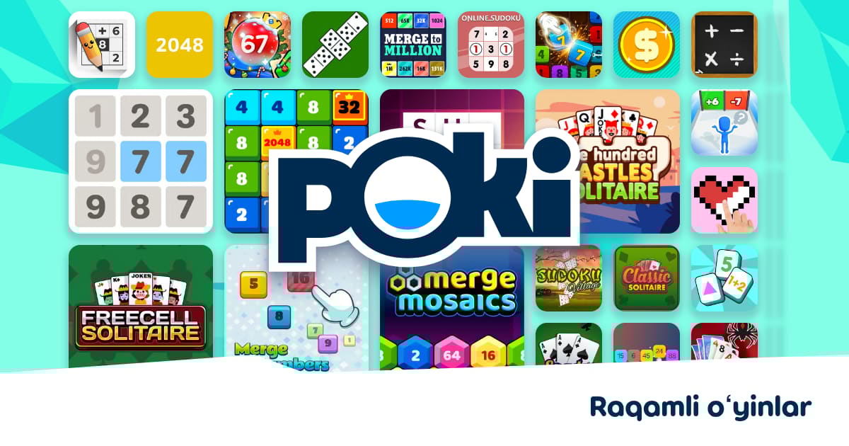 RAQAMLI OʻYINLAR 🔢 - Onlayn bepul oʻynang! | Poki