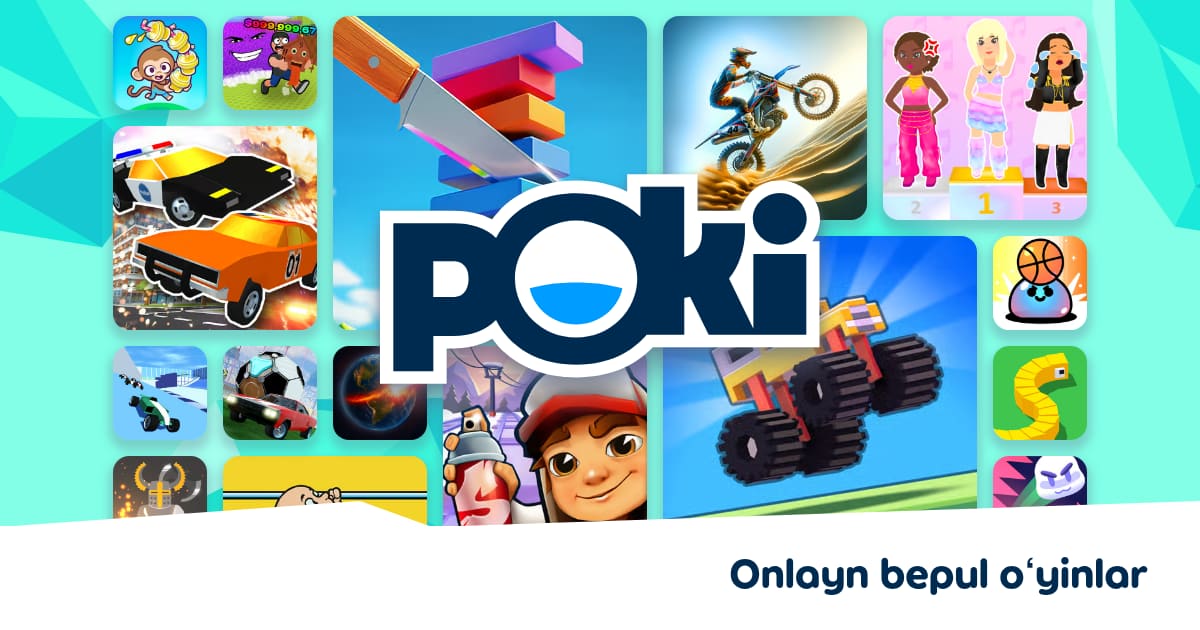 Poki - Onlayn bepul oʻyinlar - Hoziroq oʻynang!